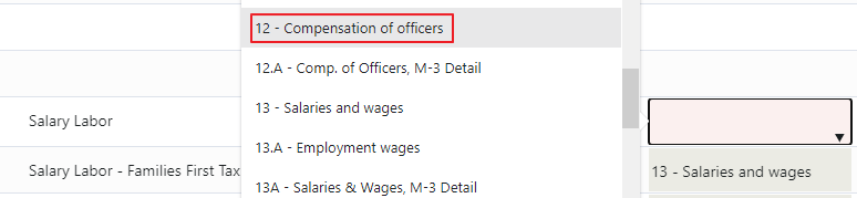 Tax group assignment