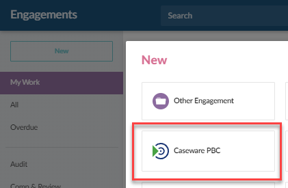 Create an engagement file