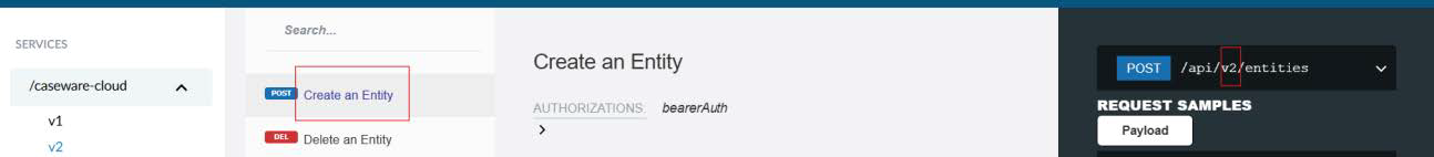 Transition guide—Caseware Cloud API V1 to V2