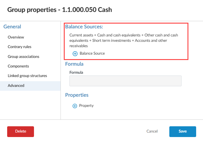 Subtotal across multiple groups in a trial balance