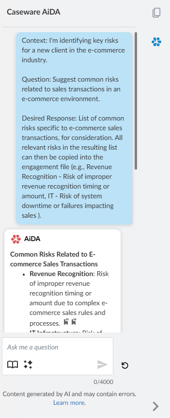 Get started with Caseware AiDA