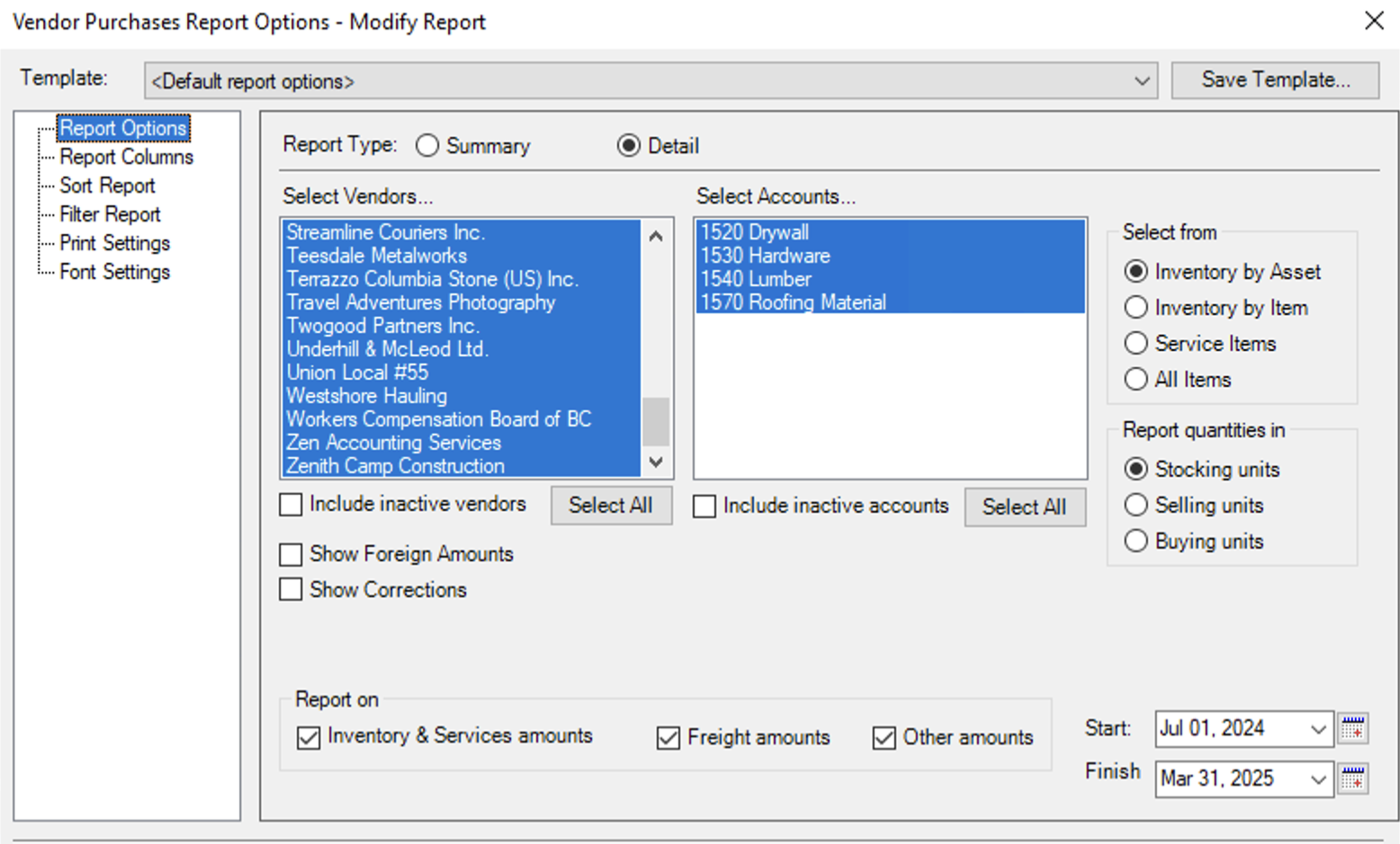 Export data from Sage 50 Canada to Caseware Cloud