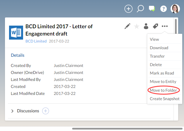 Organize files by folders and tags