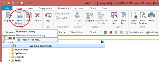 Set up dashboards to monitor the audit (Caseware Q)