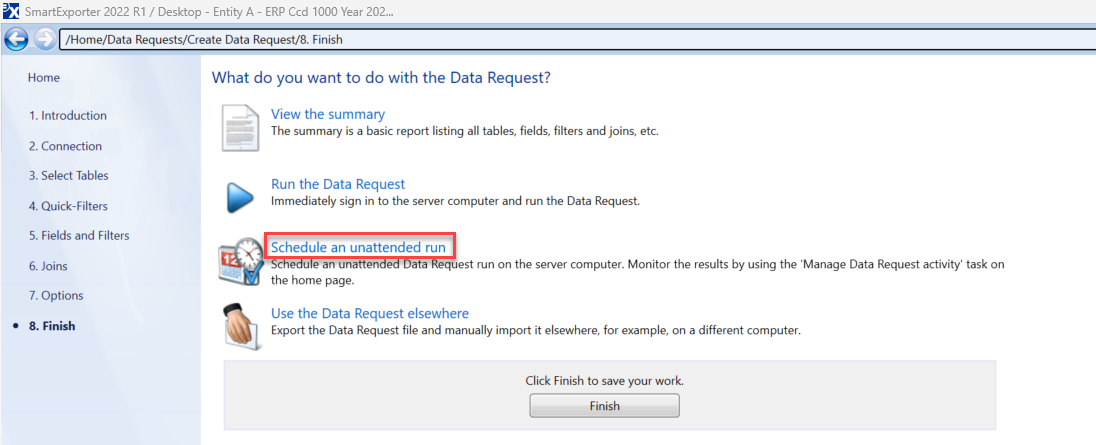 Import data from SAP® using SmartExporter