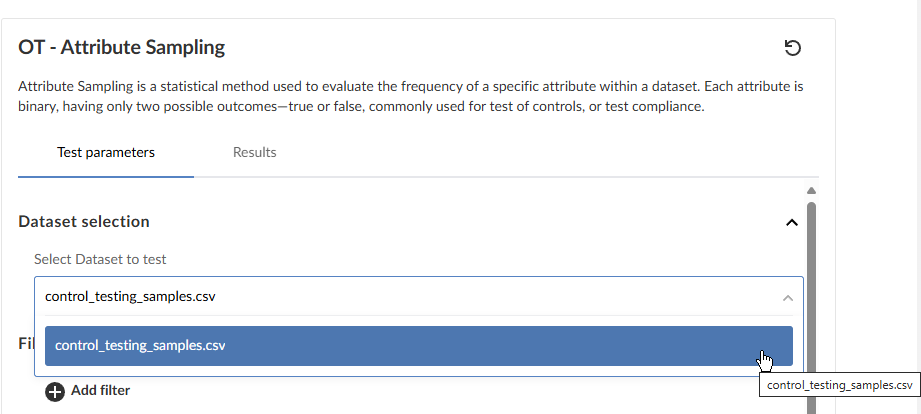 Generate a sample from Analytics Hub