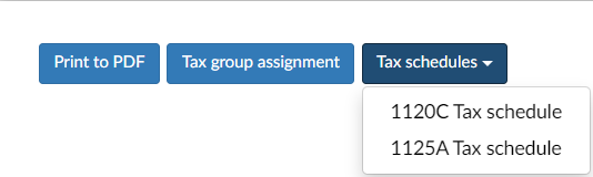 Tax group assignment