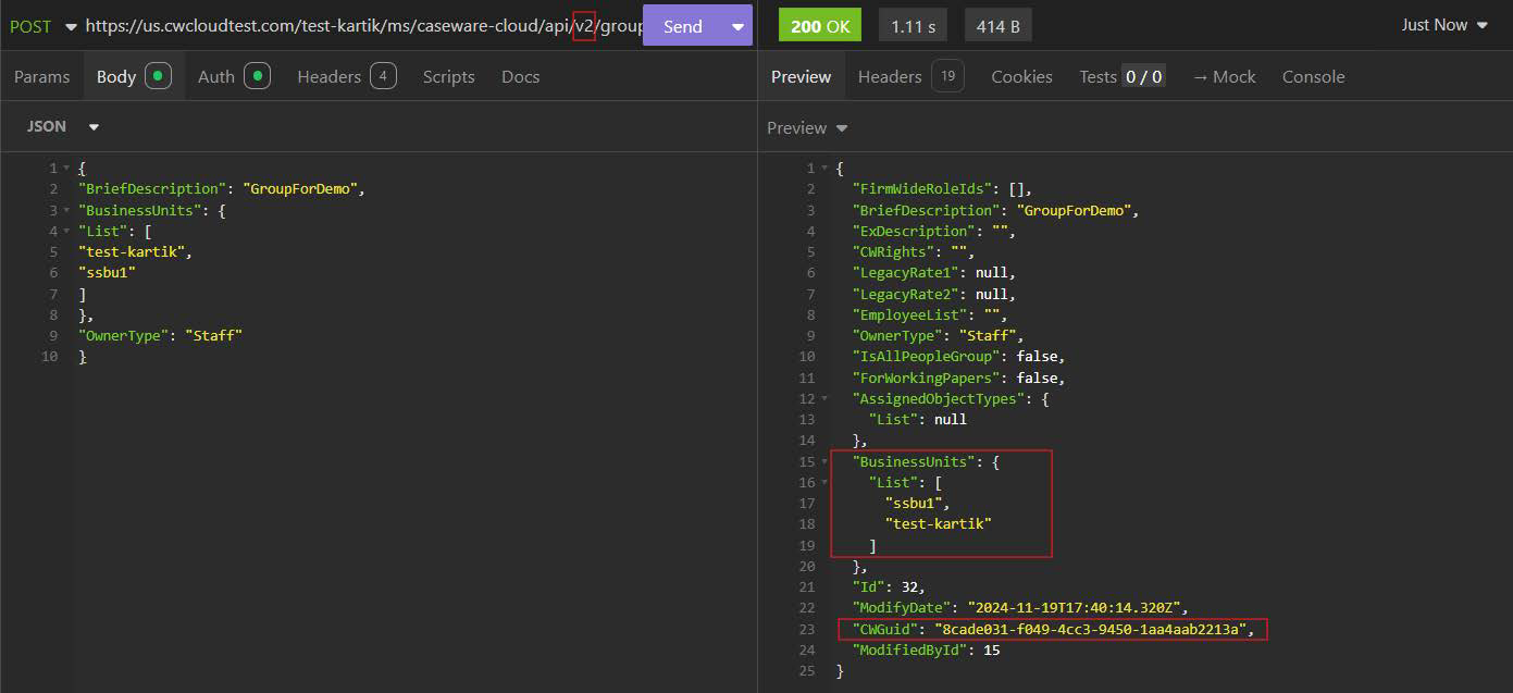 Transition guide—Caseware Cloud API V1 to V2