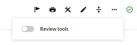 Work with Review Tools