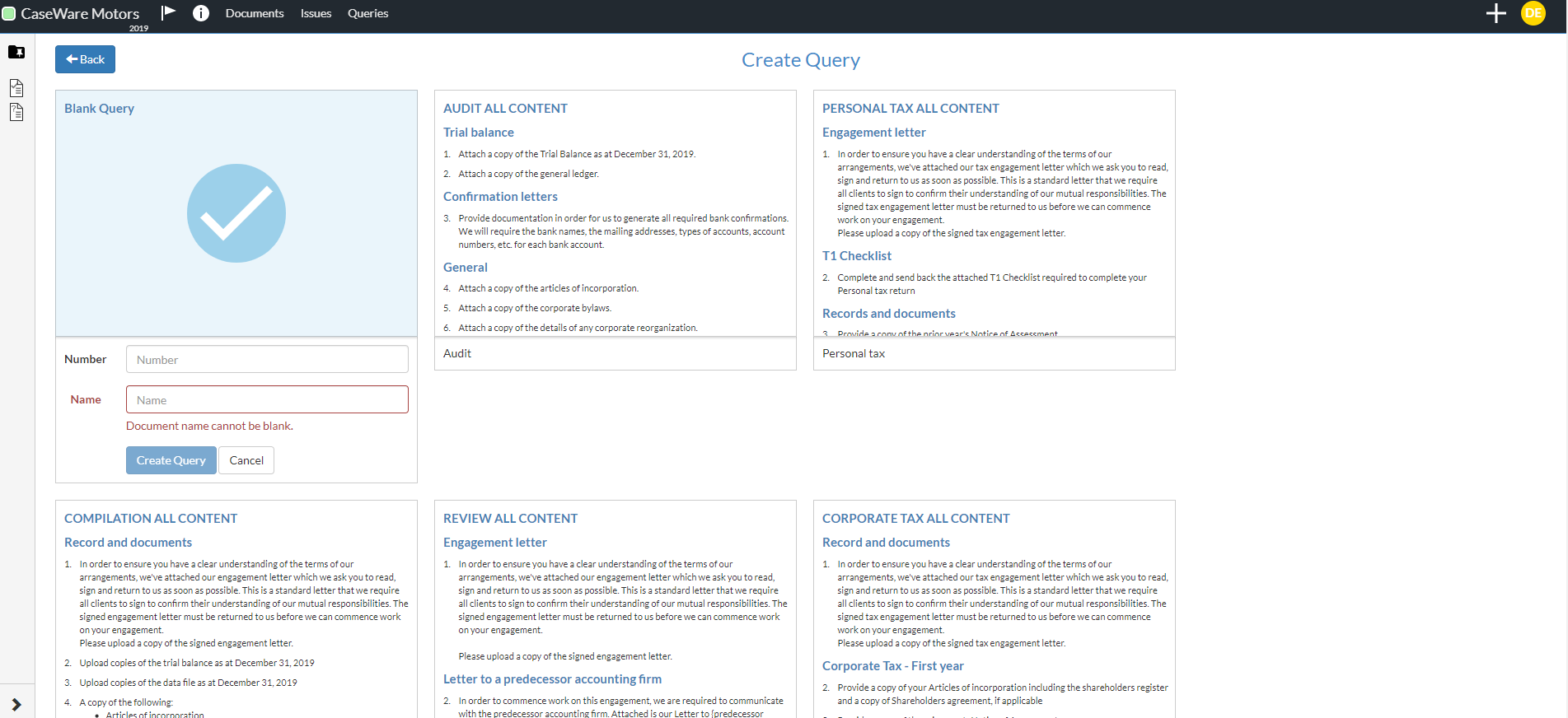 Complete the Optimiser document