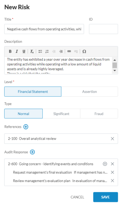Perform risk assessment