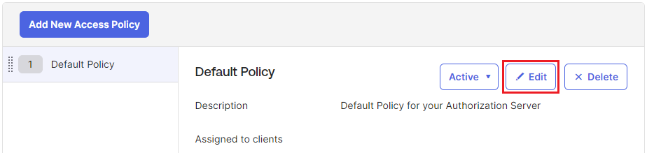 Manage authorization servers (Okta)