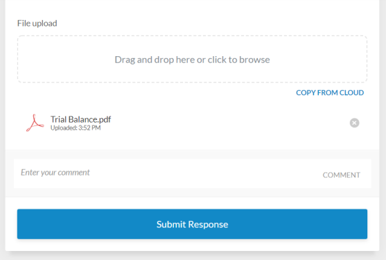 Clients respond to the query