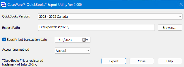 Import from QuickBooks desktop