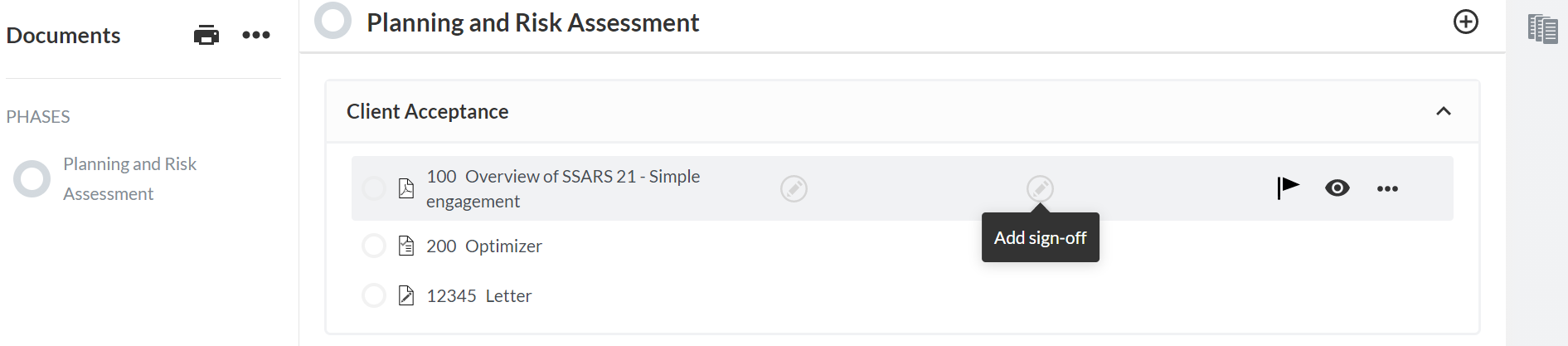 Review and customize signoff schemes