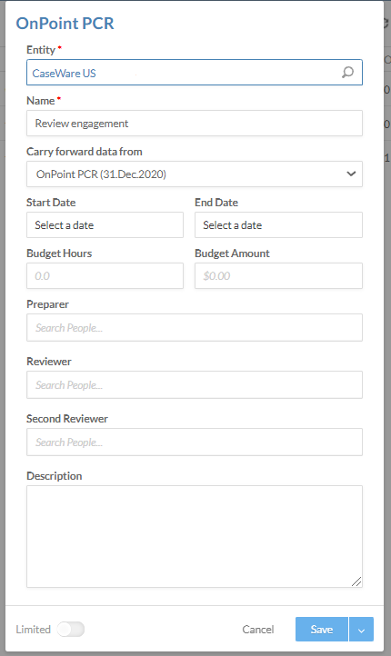 Create next period's file