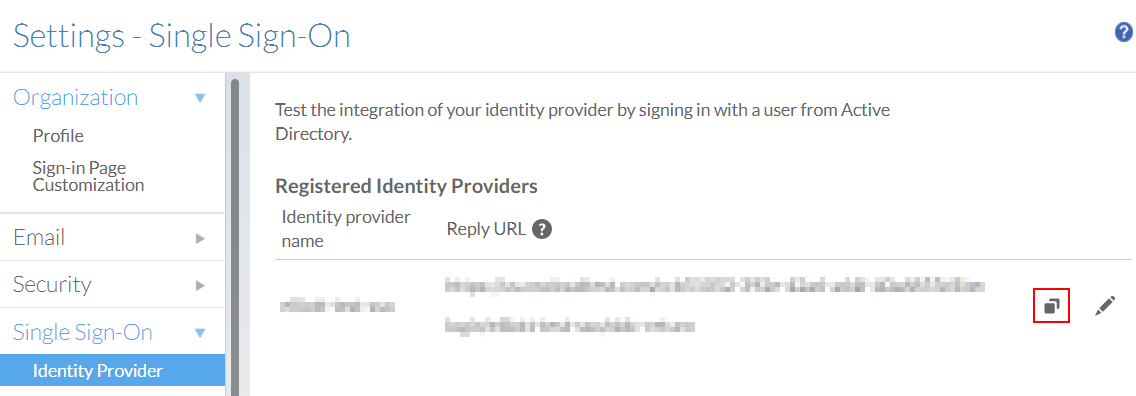 Generate the Reply URL (Entra ID / Azure AD)