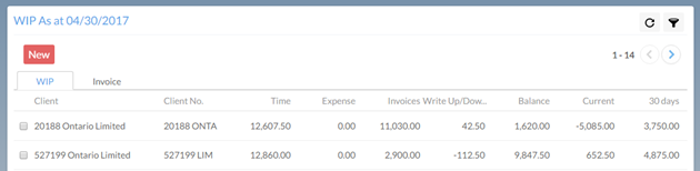 Track WIP in Caseware Cloud