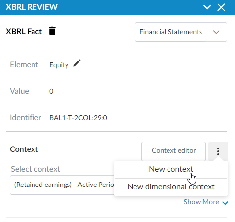 Add or edit a context