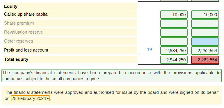 Review and add XBRL tags